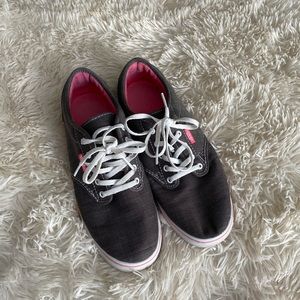 Vans | Shoes | Vans In Grey And Pink 75 | Poshmark